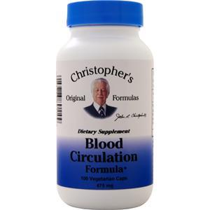 Christopher's Original Formulas Blood Circulation Formula 100 vcaps ...