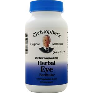 Christopher's Original Formulas Herbal Eye Formula 100 vcaps – iShop ...